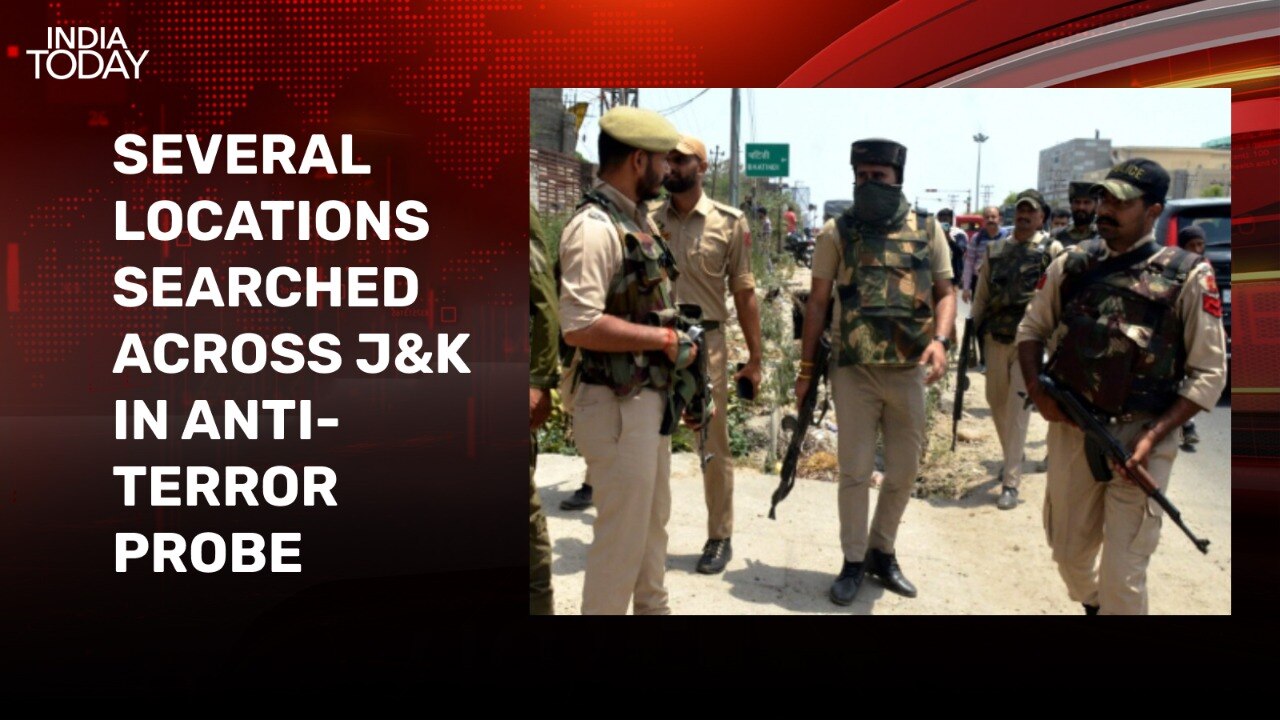 J K counter-terror raids: 10 locations searched to bust Pak-linked ...