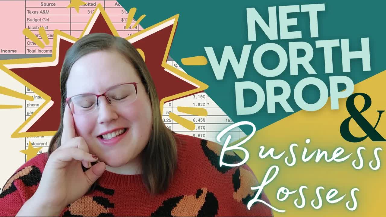 Net Worth Drop and Multiple Business Losses - Budget with Me