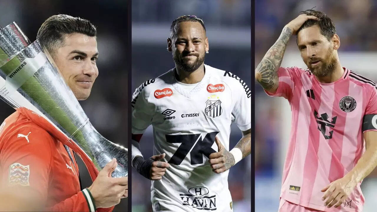 Watch: GOATs on the wall! Neymar showcases a look inside his living room