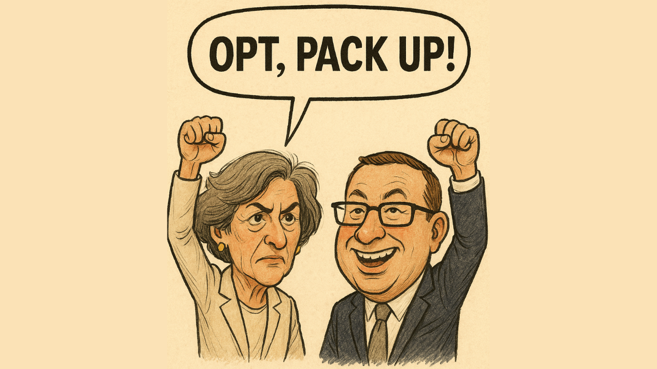 Why are Edlow and Vaughan calling OPT illegal? Here’s the real story