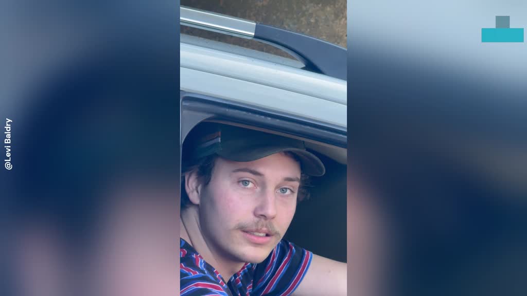 Driver’s Unbelievably Chill Reaction After Car Plunges into River