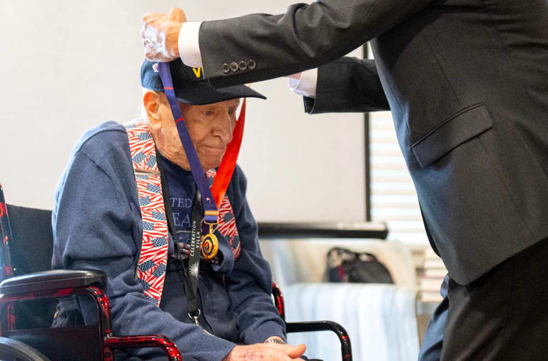 Two Korean War veterans receive Ambassador of Peace Medals in State College