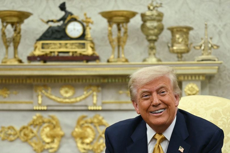 Trump continues to add more gold to Oval office six months into his ...