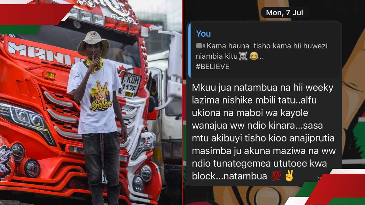 Mavela: Friend leaks final WhatsApp chats with tout run over by matatu