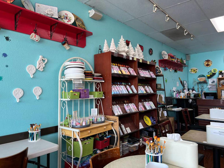 I visited this Modesto pottery studio to paint. See what I made on a ...