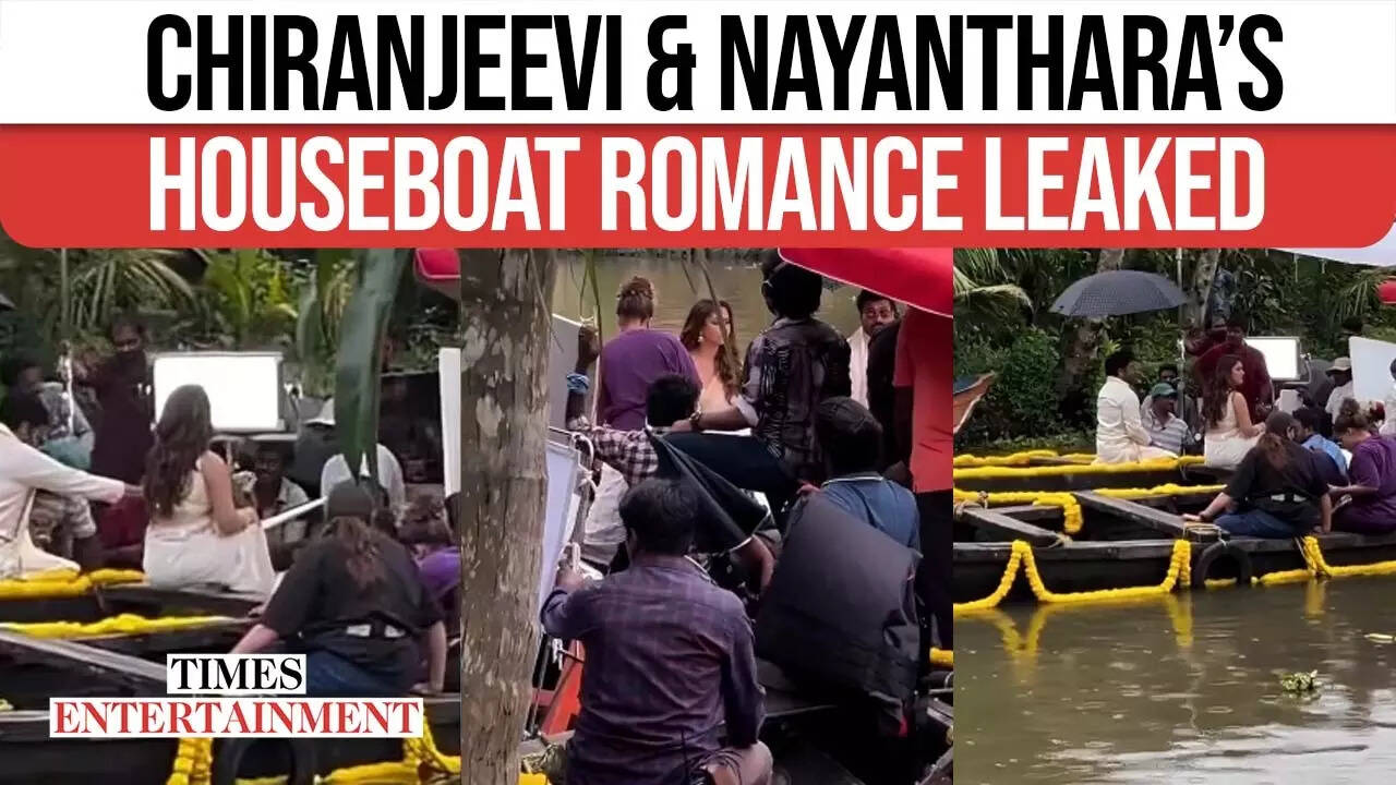 Chiranjeevi & Nayanthara Film Romantic Boat Wedding Scene in Kerala ...