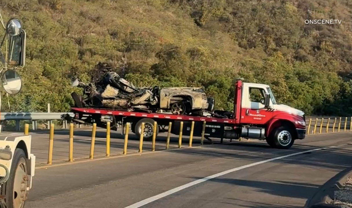 Truck crossing into opposite traffic caused fiery Poway crash that killed 5
