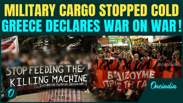 Greek Workers BLOCK Military Steel Shipment to Israel, Refusing to Fuel ...