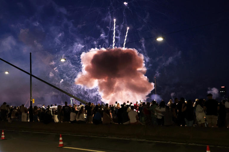 Revellers injured after German fireworks show goes wrong