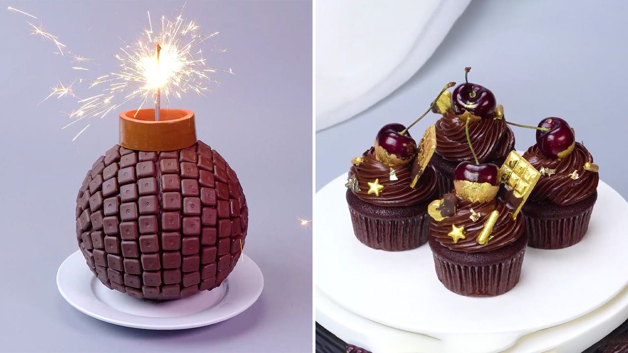 Chocolate Sphere Cake and Luxury Chocolate Cupcakes | Dessert Videos