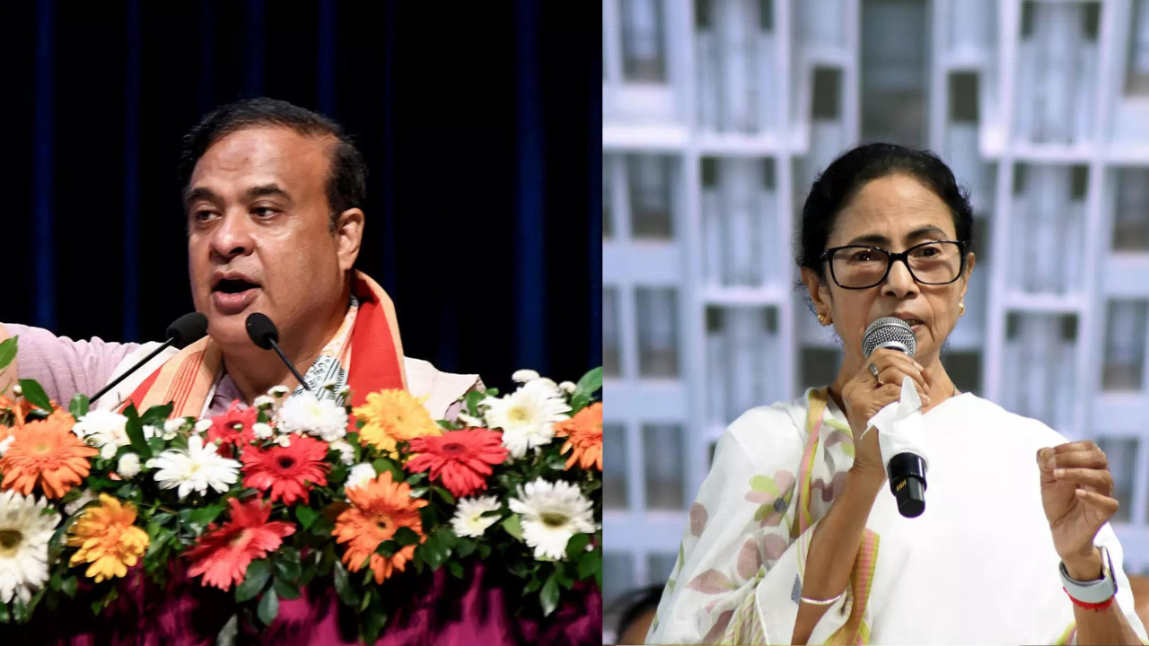 Himanta vs Mamata: Assam & Bengal CMs trade barbs over identity ...