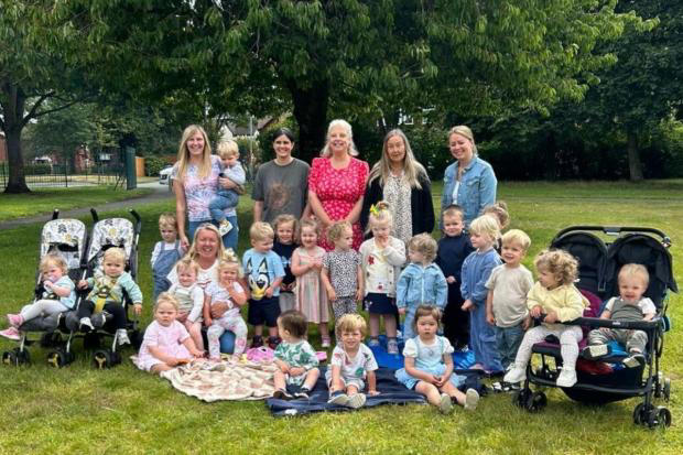 Children's artwork on display at popular Warrington library