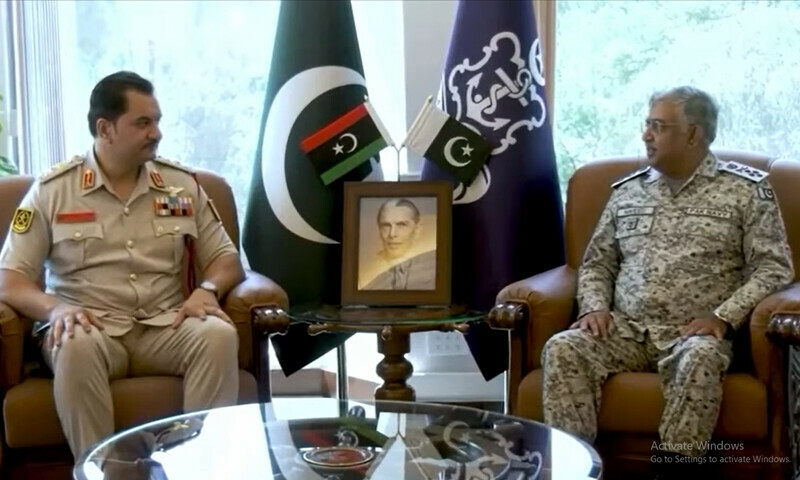 Pakistan navy chief, Libya's top general discuss regional stability