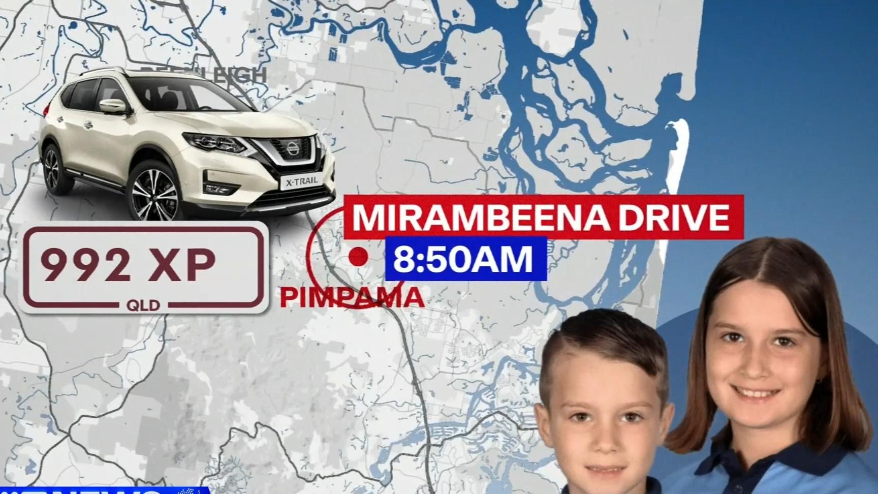 Three missing children from Queensland 'may be with woman in NSW ...