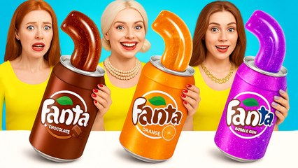 BATAILLE ALIMENTAIRE : RICHE vs PAUVRE vs GIGA RICHE ! 🍫💰 Confrontation ...