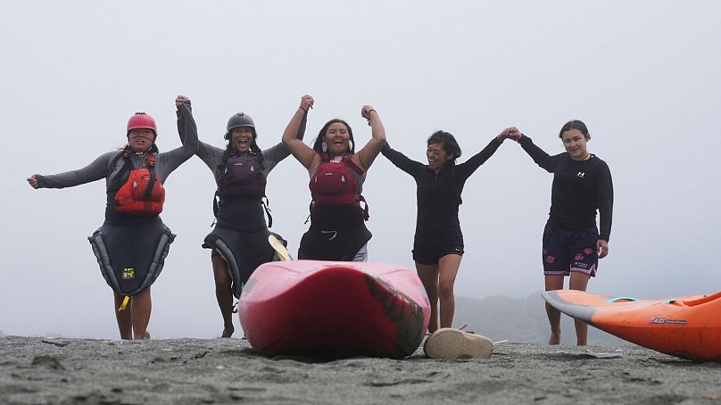 Native American teens take long-awaited kayak trip to celebrate return ...