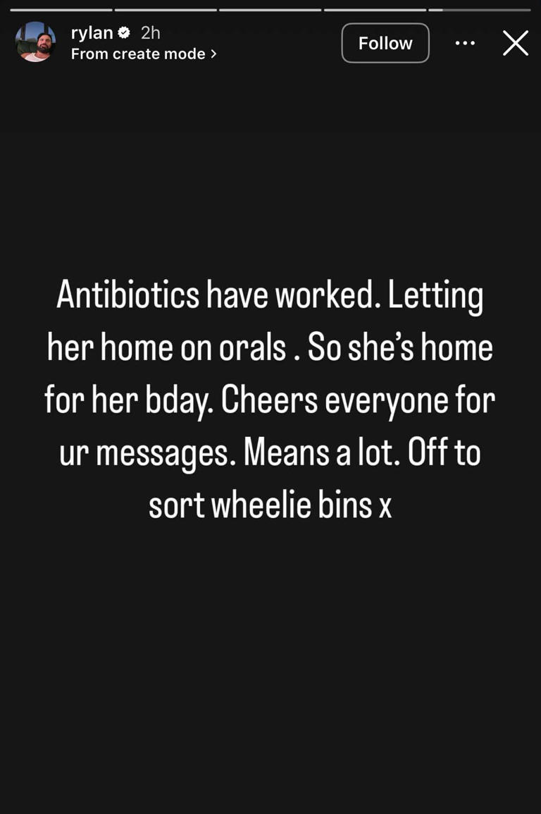 Rylan Clark gives update on mother rushed to hospital