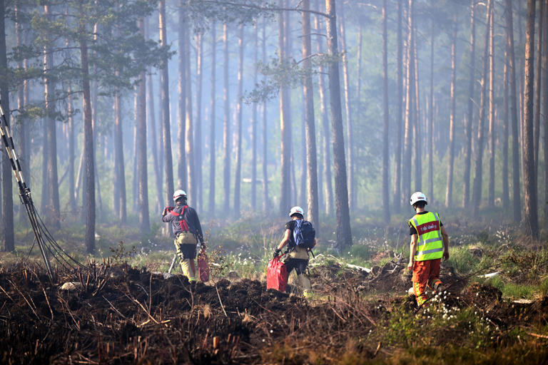 Mycket stor risk för skogsbrand i landet