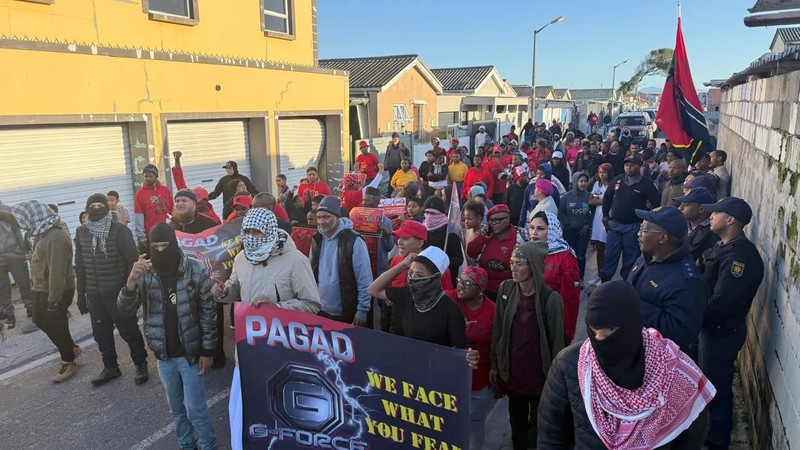 Community protest in Mitchells Plain confronts gang violence and police