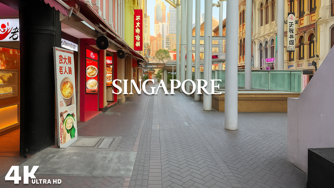 Singapore | Chinatown Walk – Culture and City Life (4K HDR)