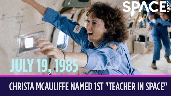 OTD In Space - July 19: Christa McAuliffe Named 1st 'Teacher In Space'