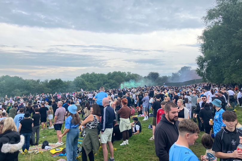 Gallagher Hill busier than ever as 'thousands' of ticketless Oasis fans ...