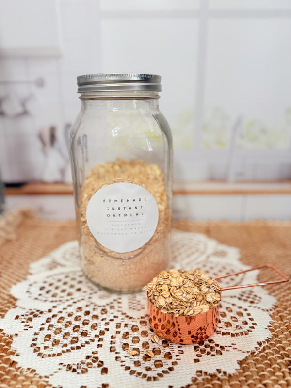 Homemade Instant Oatmeal Packets (5 Organic Flavor Options)