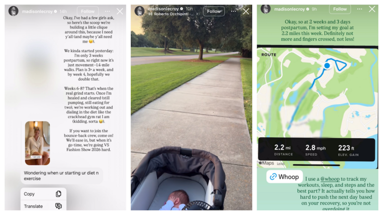 Madison Lecroy shares a revealing update on her post baby health journey