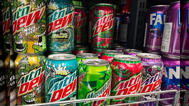 5 Of The Rarest Mountain Dew Flavors You'd Be Lucky To Find