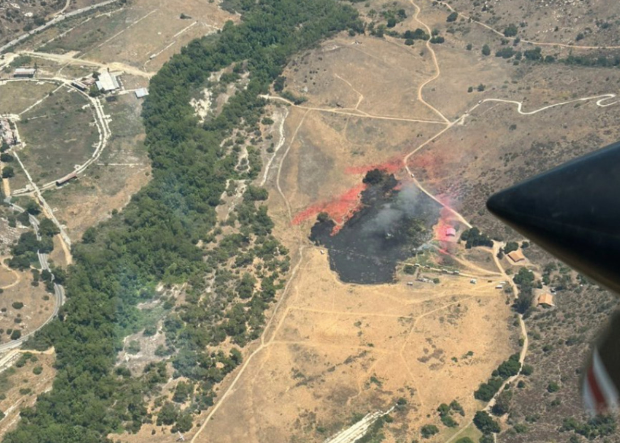 Pala Fire burns 8 acres, leads to brief evacuation order