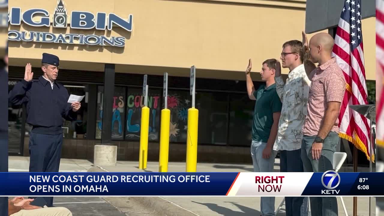 New coast guard recruiting office opens in Omaha