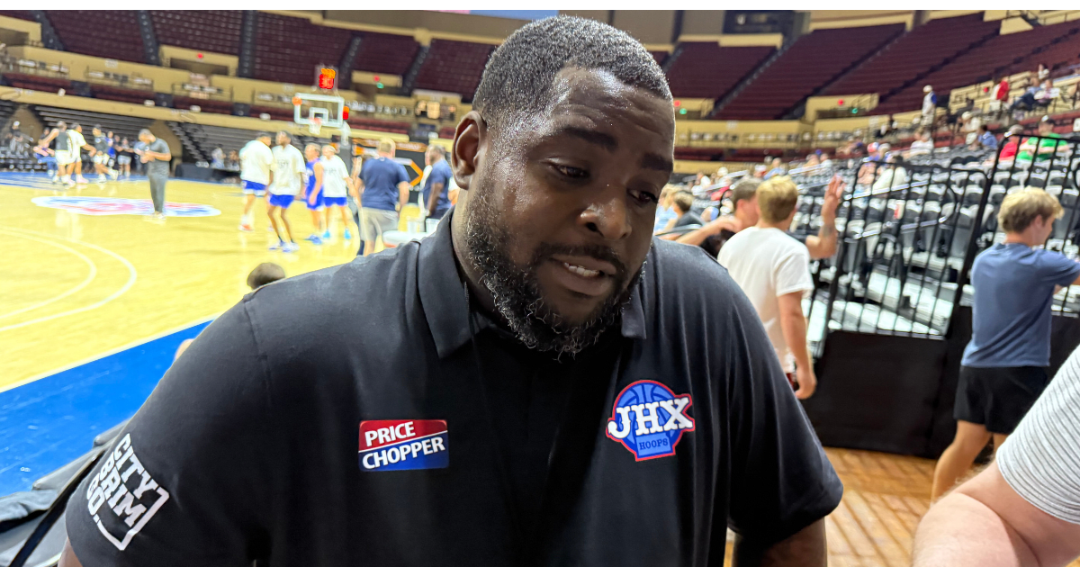 Sherron Collins talks to the media after TBT victory