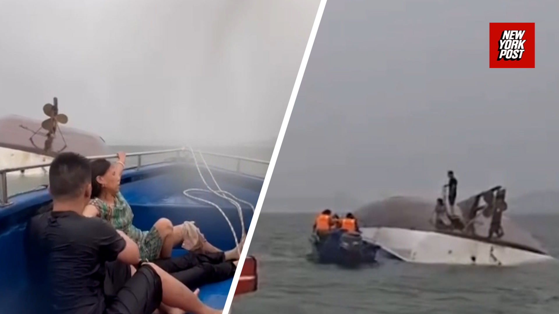 Severe storm capsizes tourist boat in Vietnam with many still missing ...