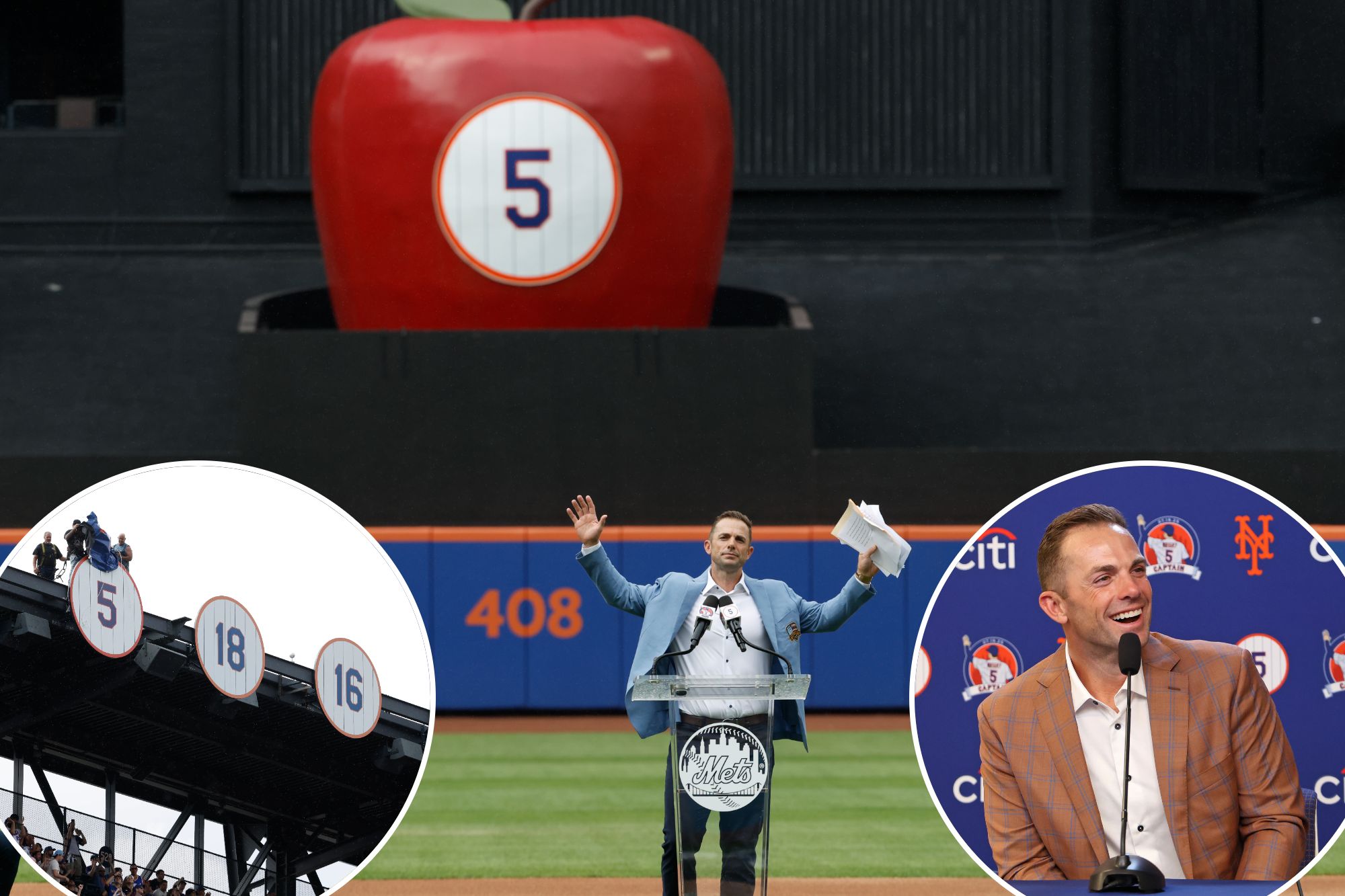 David Wright lands his place in Mets immortality as his No. 5 ...