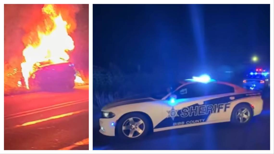 Drivers in critical condition after fiery, head-on crash in Macon