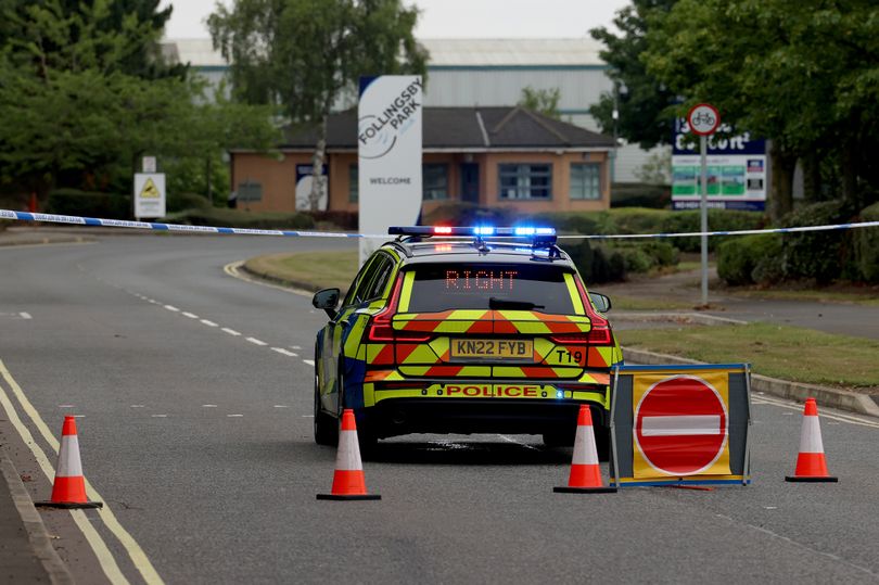 Police cordon off Gateshead road outside its operations and tactical ...