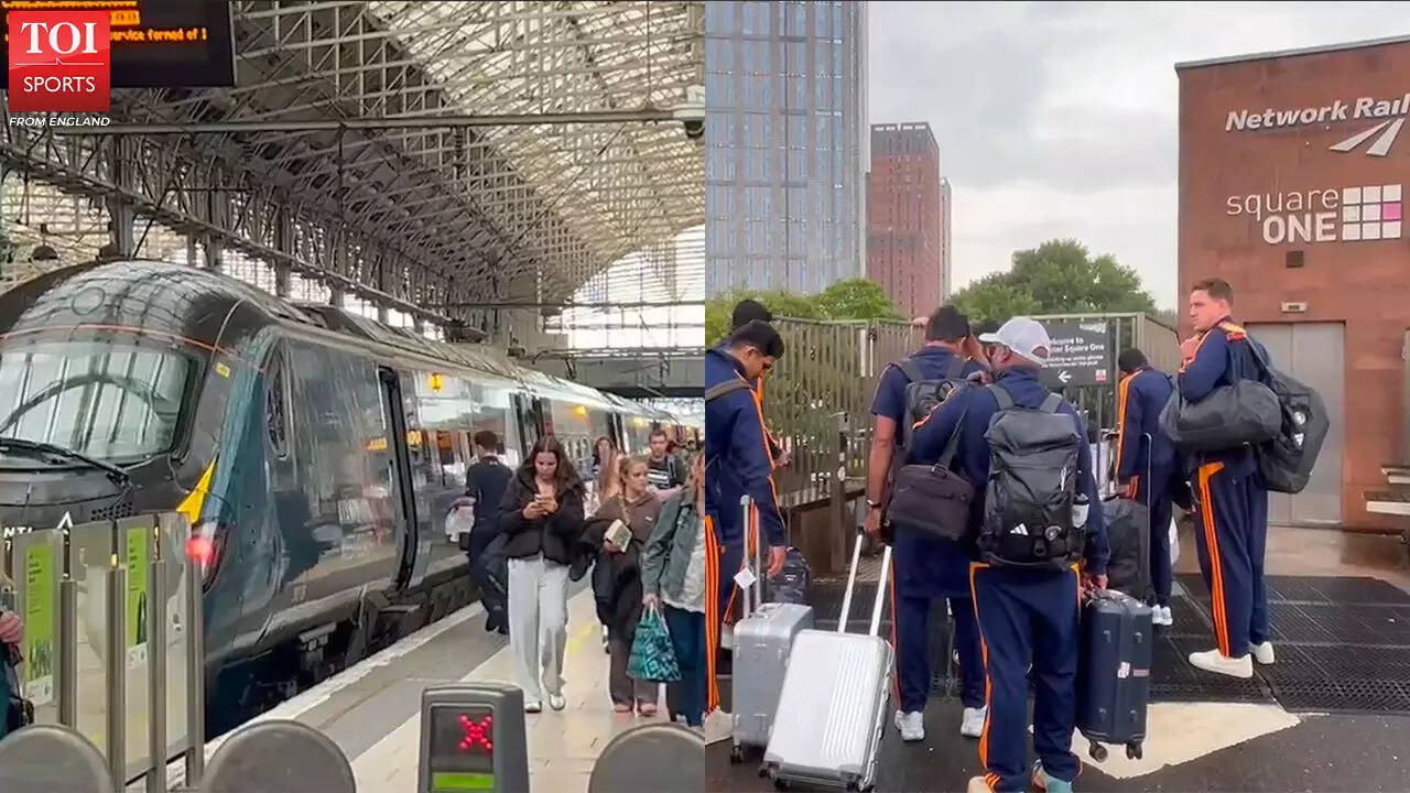 IND vs ENG: Team India arrives in Manchester via train, takes last ...