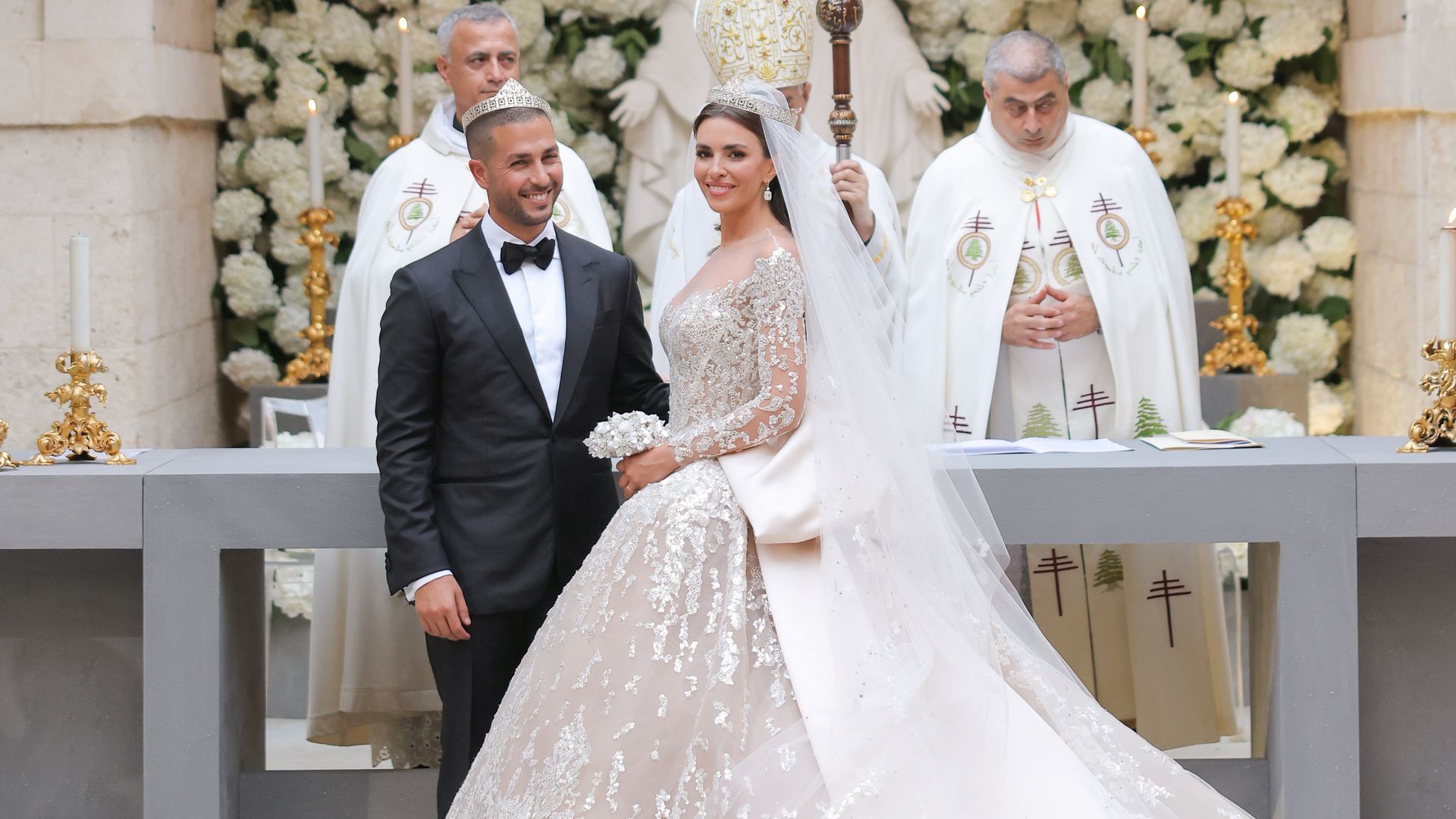 La espectacular boda de Celio Saab y Zein Qutami en Beirut al estilo de ...