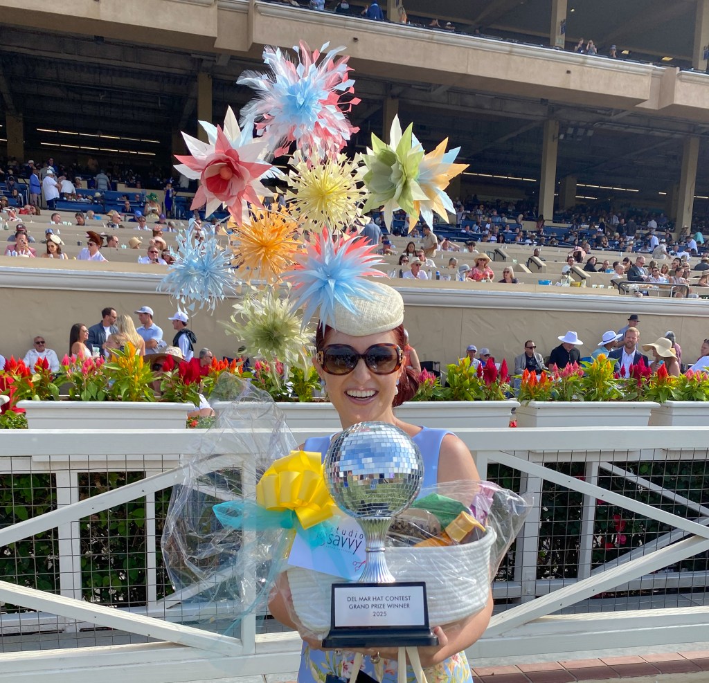 Del Mar woman wins Opening Day Hats Contest