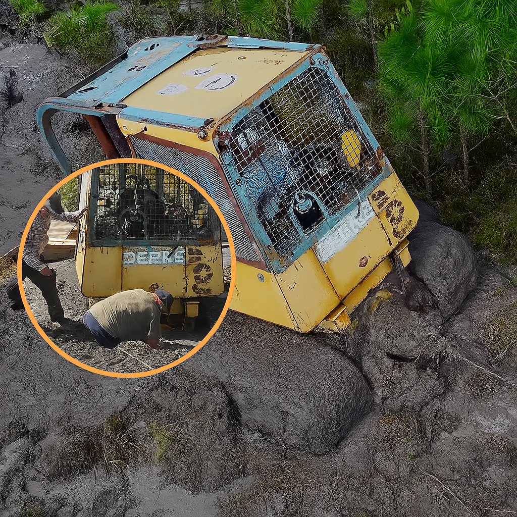 Pulling Out a Stuck Dozer From The Swamp