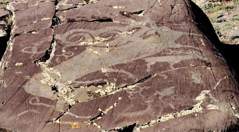 12,000 years of art? Ancient Mongolian elk carvings morph into ...