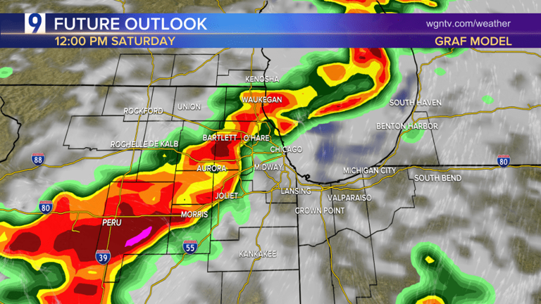Storm Timeline: Tracking Saturday storms in Chicagoland