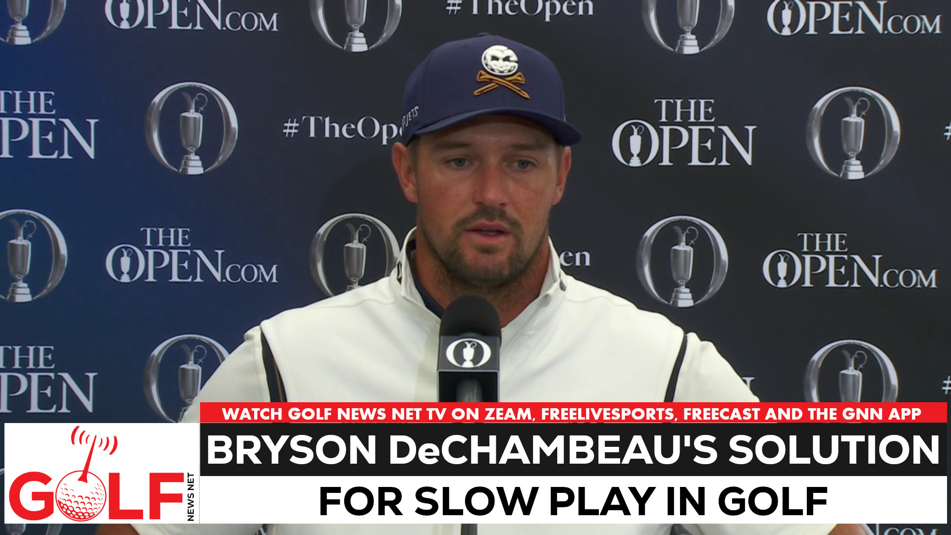 Bryson DeChambeau has a fix for slow play in golf