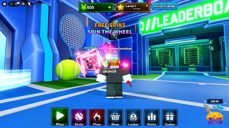 [REF STYLE] Tennis: Zero Codes (August 2025)