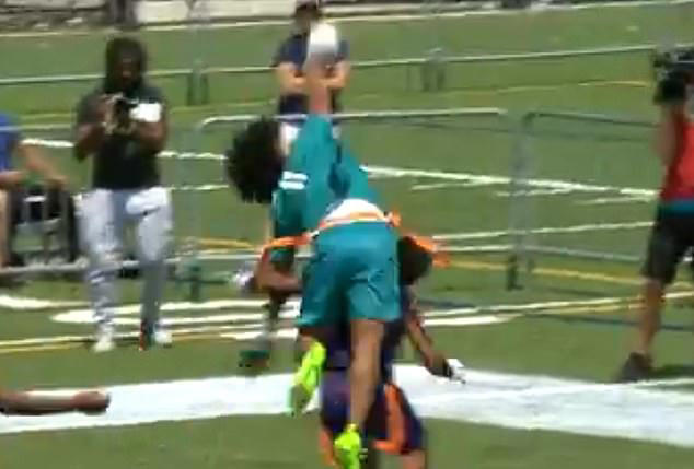 Patrick Mahomes left stunned by jaw-dropping flag football catch