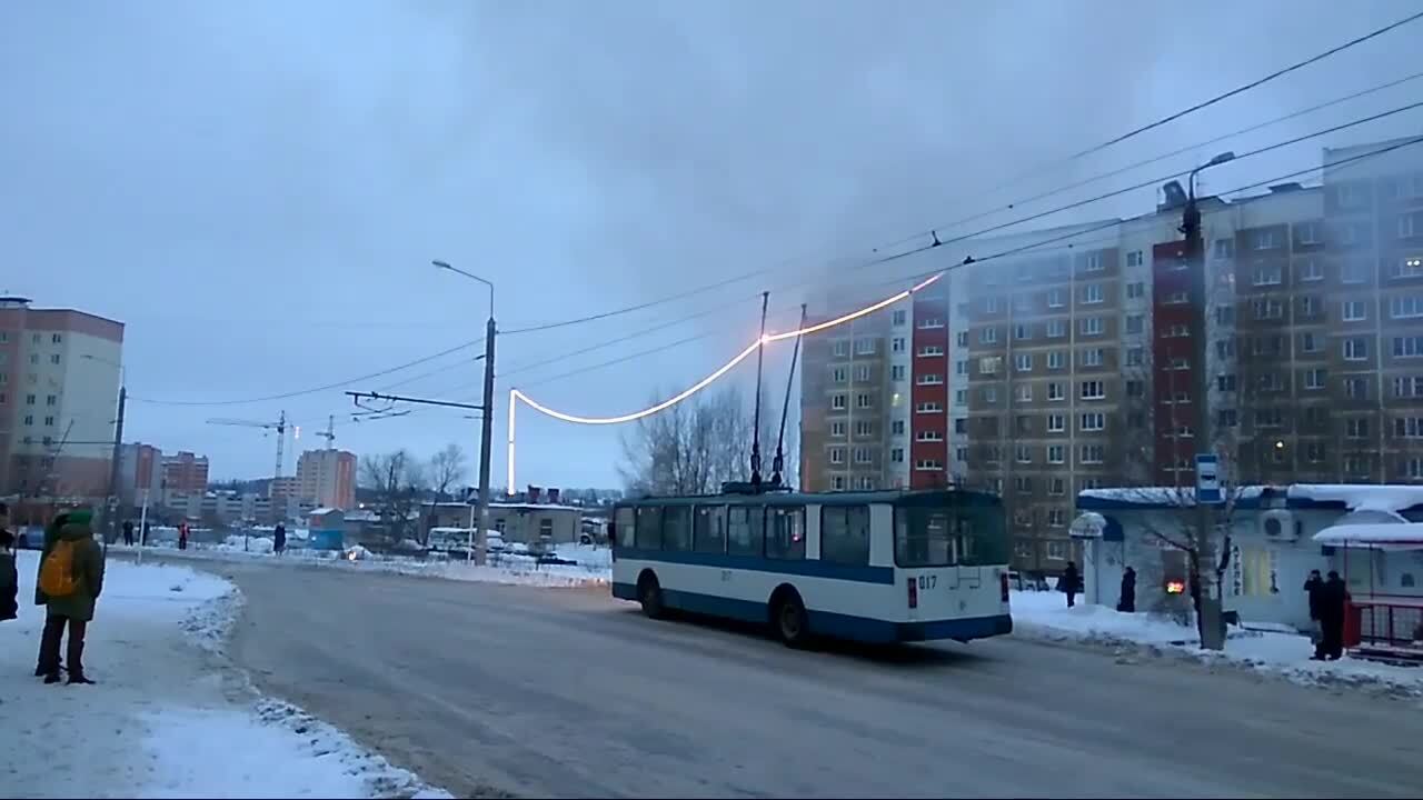 Transmission Line Catches on Fire