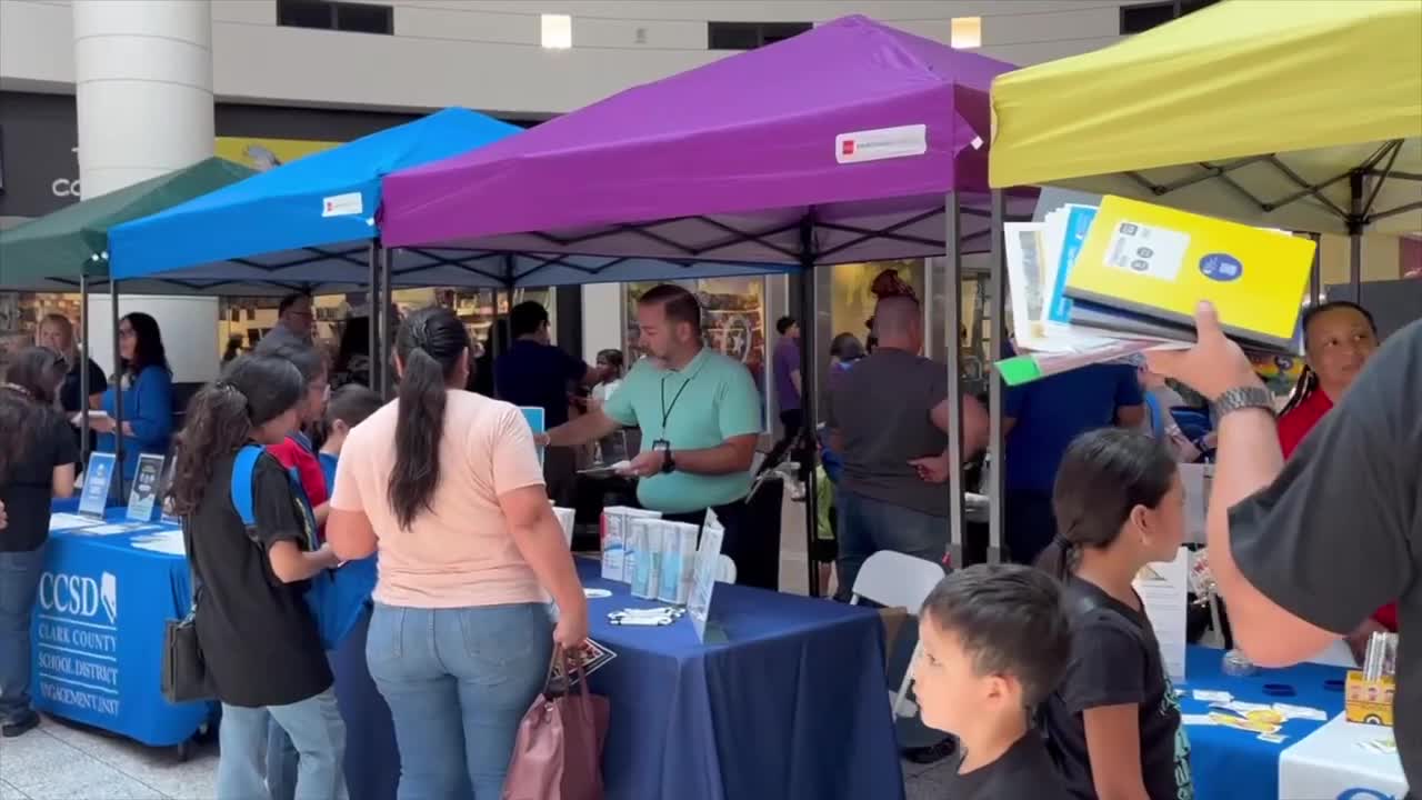 Back-To-School Fair hosted by Cox and CCSD (Video credit: Cox)
