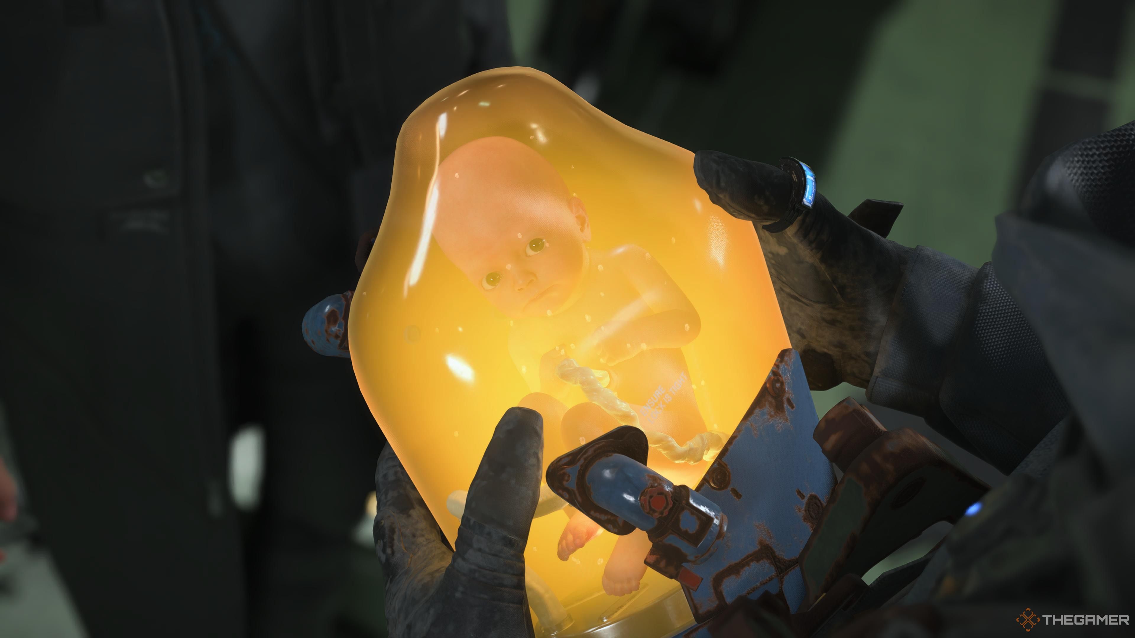 I Played Death Stranding With A Real Baby Strapped To My Chest