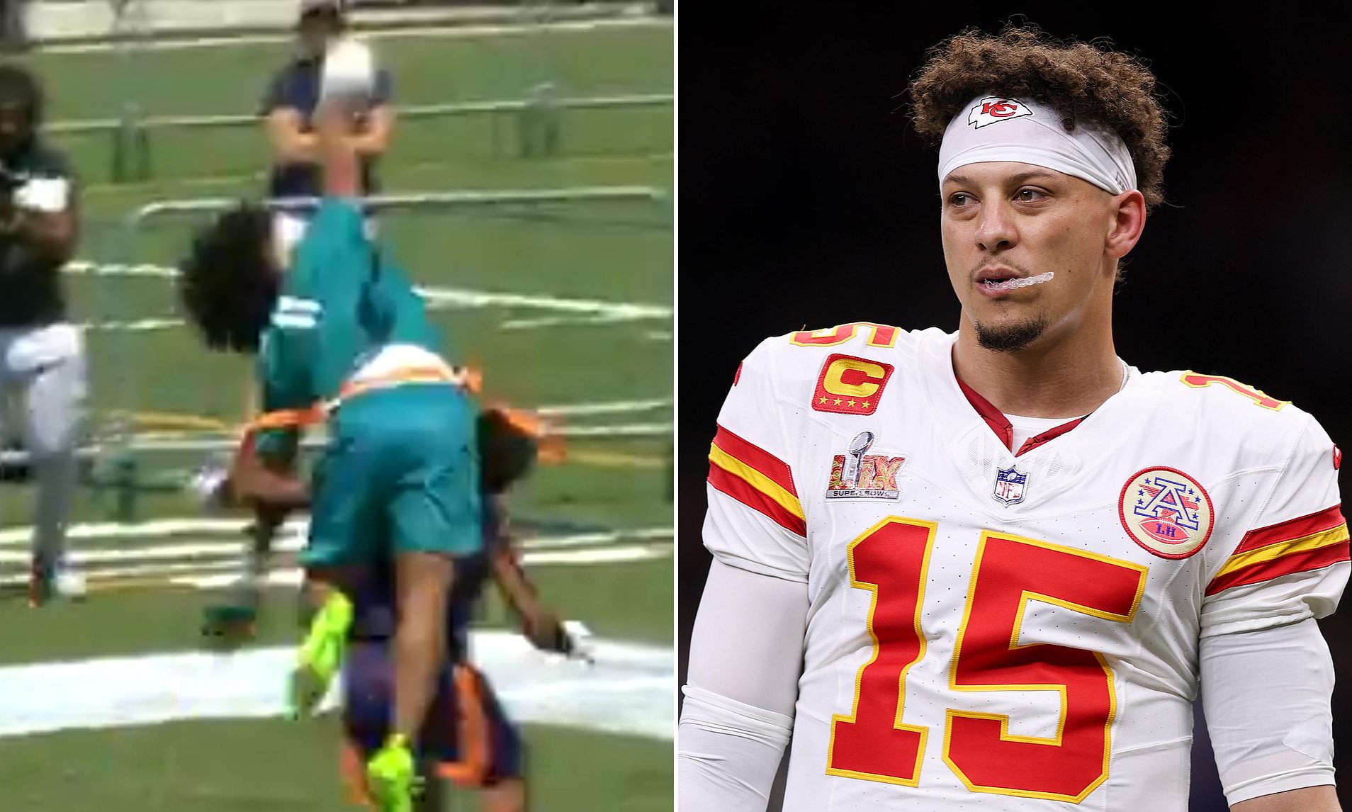 Patrick Mahomes left stunned by jaw-dropping flag football catch