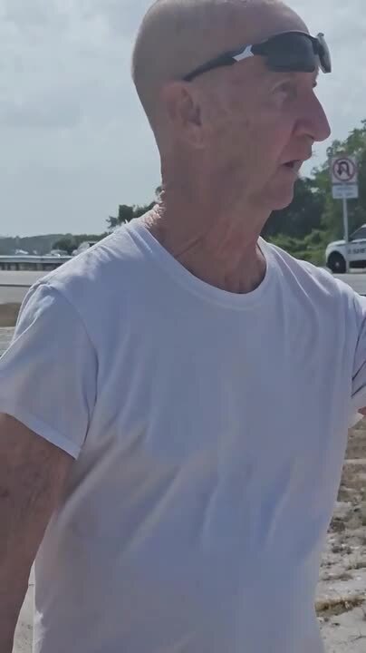 Helicopter Lands in Middle of Highway After Jet Ski's Accident